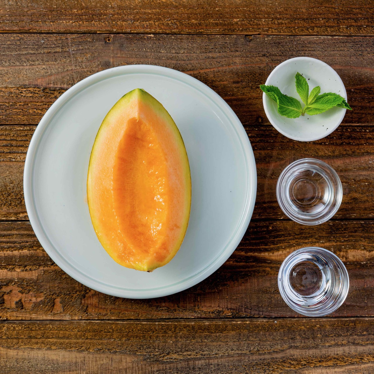 【メロンとミントのシャーベット】のレシピ・作り方 - NORTH DISH（ノースディッシュ）