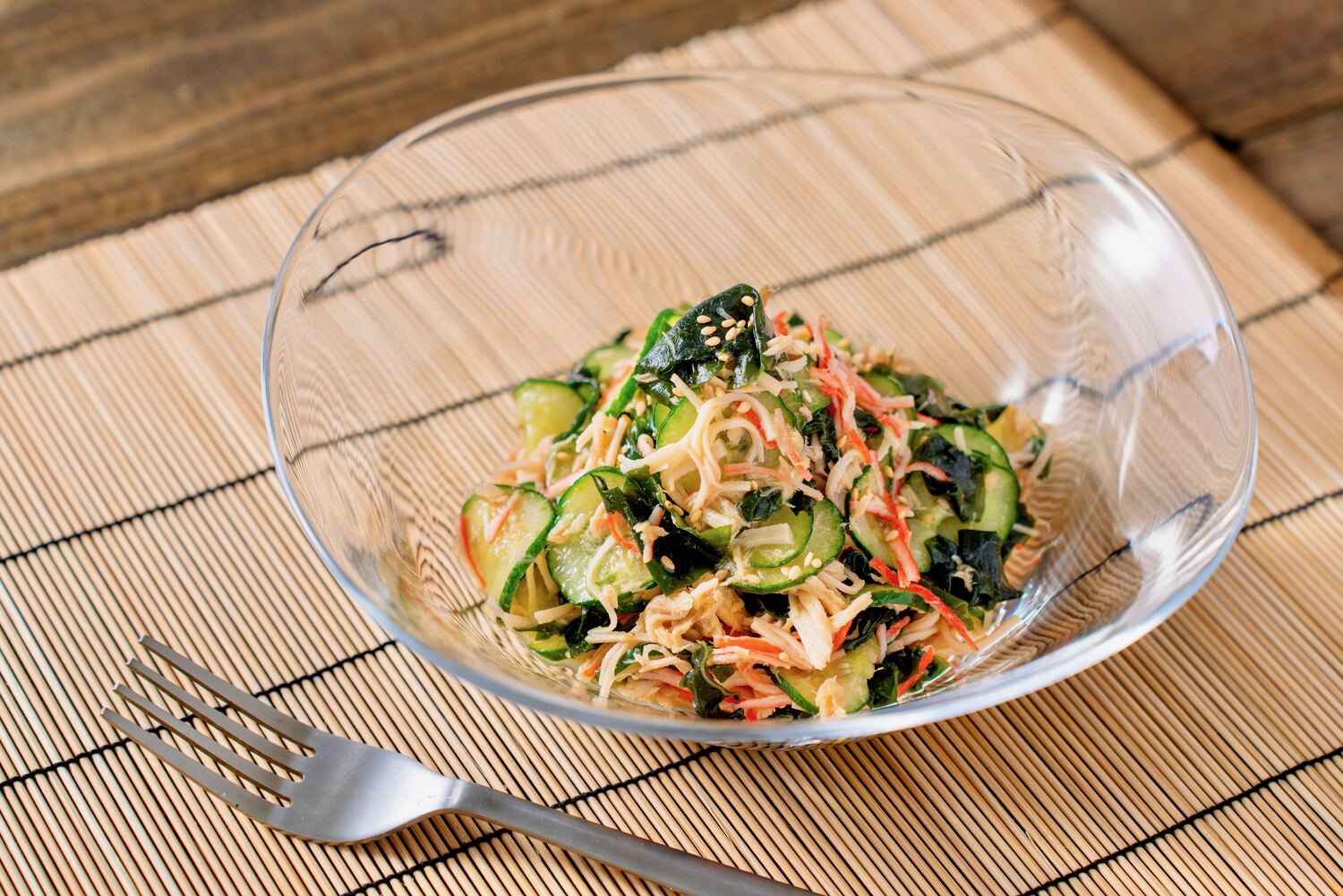 【わかめときゅうりの海鮮中華和え】のレシピ・作り方 - NORTH DISH（ノースディッシュ）